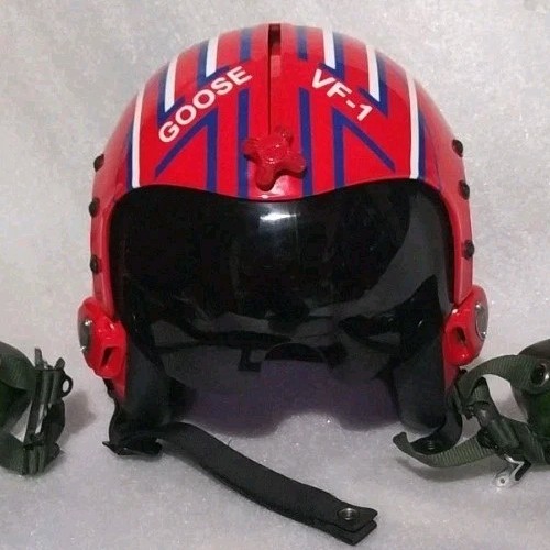 TOP GUN MAVERICK "GOOSE" FIGHTER PILOT HELMET REPLICA | eBay