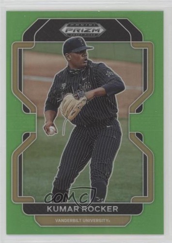 2022 Panini Prizm Draft Picks Lime Green Prizm /75 Kumar Rocker #PDP3 ...