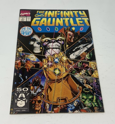 Infinity Gauntlet #1 (1991) Marvel – George Pérez Cover – 1st Print ...