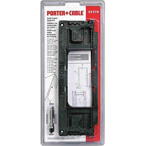 PORTER-CABLE 59370 Door Hinge Template Router Templates Hardware ...