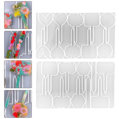 4 Pack Flower Signs Diy Crafts Making Mold Casting Silicone Resin Epoxy ...
