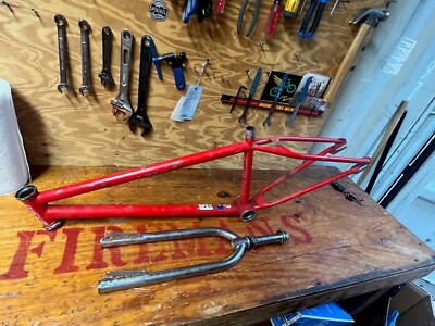 Cyclecraft 24 Inch Cruiser Frame with chrome bmx fork(gt,old school ...