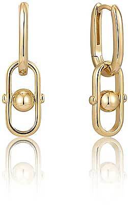 E045-04G Orecchini Gioielli placcati in oro Orecchini | eBay.de