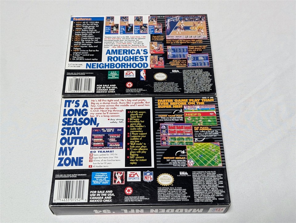 Lot of 7 Super Nintendo SNES Games - 2 Complete in Boxes SUPER NICE ...