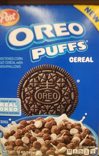POST OREO PUFFS WITH MARSHMALLOWS O'S CEREAL (30 oz., 3-10 oz BOXES) | eBay
