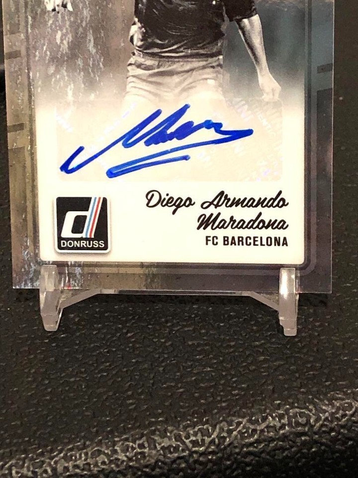 2016 PANINI DONRUSS DIEGO MARADONA BEAUTIFUL GAME AUTO Signature | eBay