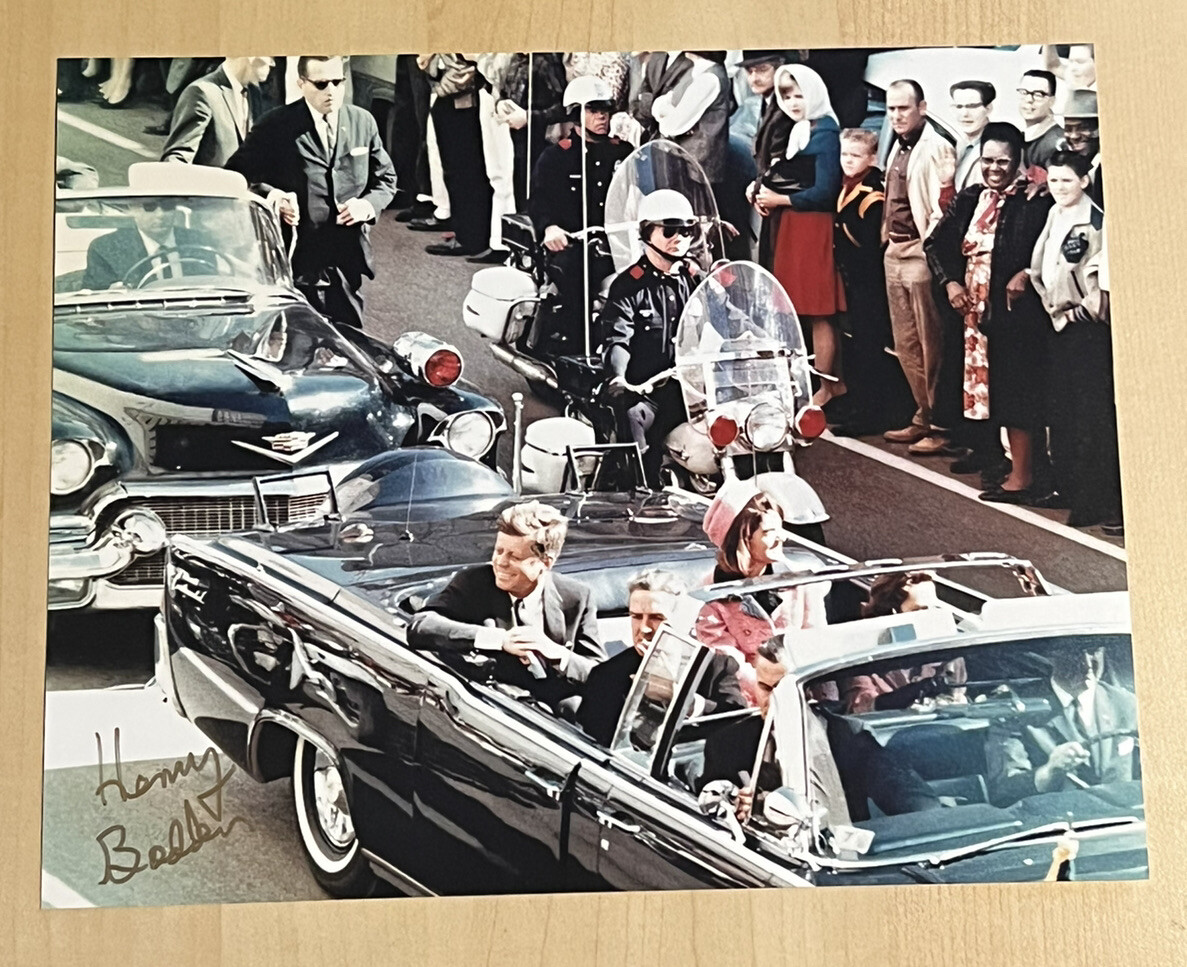 HENRY BODDEN HAND SIGNED 8x10 PHOTO JFK ASSASSINATION AUTOGRAPHED RARE ...