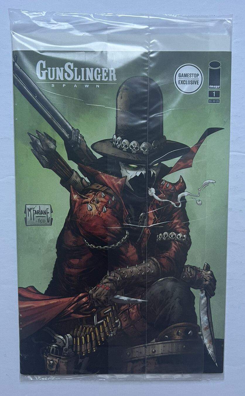 GUNSLINGER SPAWN #1 GAMESTOP EXCLUSIVE VARIANT NM (sealed) Image Comics | eBay