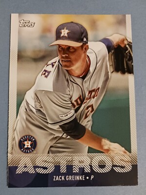 Zach Greinke 2020 TOPPS Utz Potato Chips #86 HOUSTON ASTROS | eBay