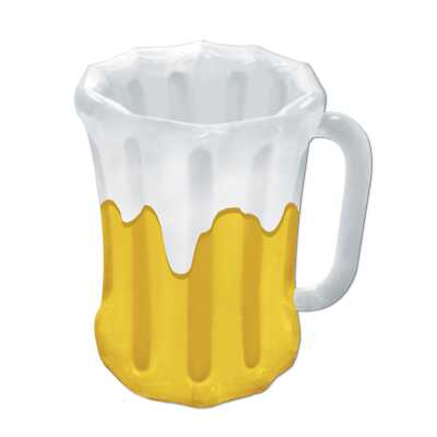 Large Inflatable Beer Mug Stein Cooler Drinks Holder Oktoberfest BBQ ...