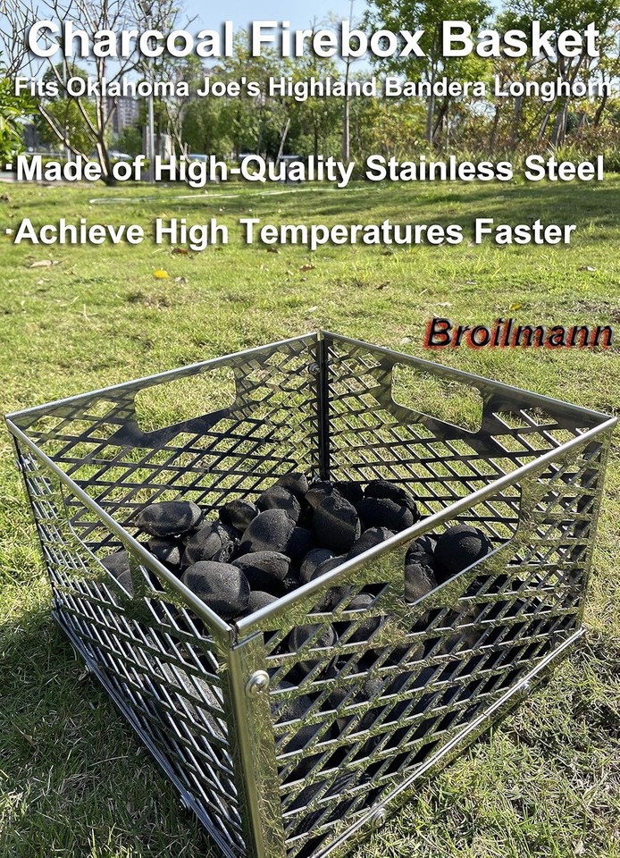 Charcoal Firebox Basket for Oklahoma Joe'S Highland Bandera Longhorn ...