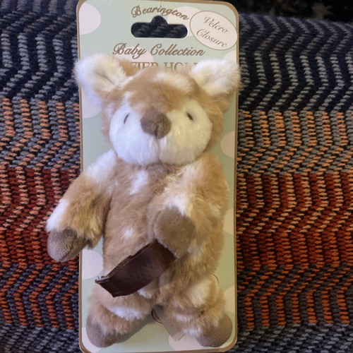 Bearington Baby Collection Plush Pacifier Holder Willow Deer NWT | eBay