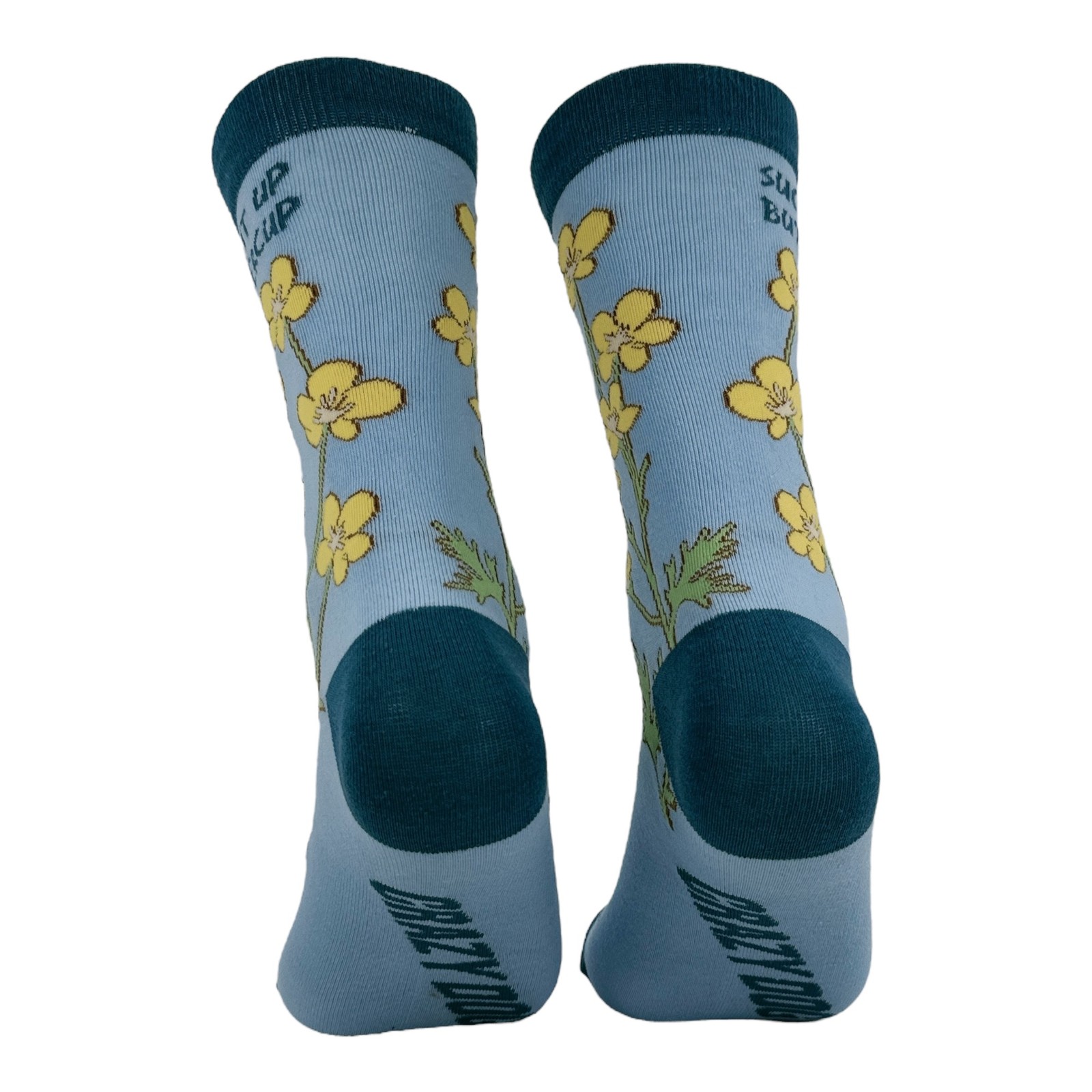 Suck It Up Buttercup Socks Funny Sarcastic Flower Graphic Novelty ...