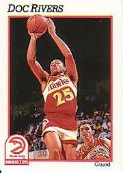 1991-92 Hoops Atlanta Hawks Basketball Card #4 Doc Rivers | eBay