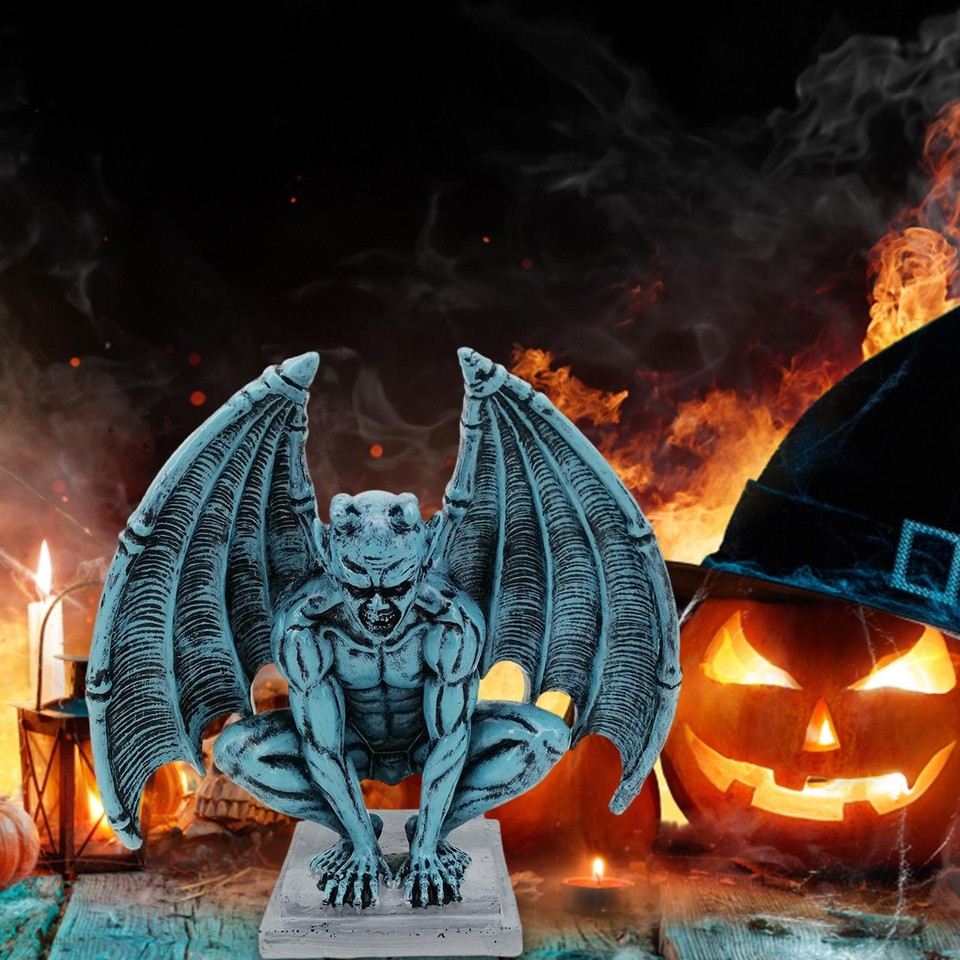 Gargoyle Statue Garden Decor Decoration Adorn Crafts Gothic Figurine ...