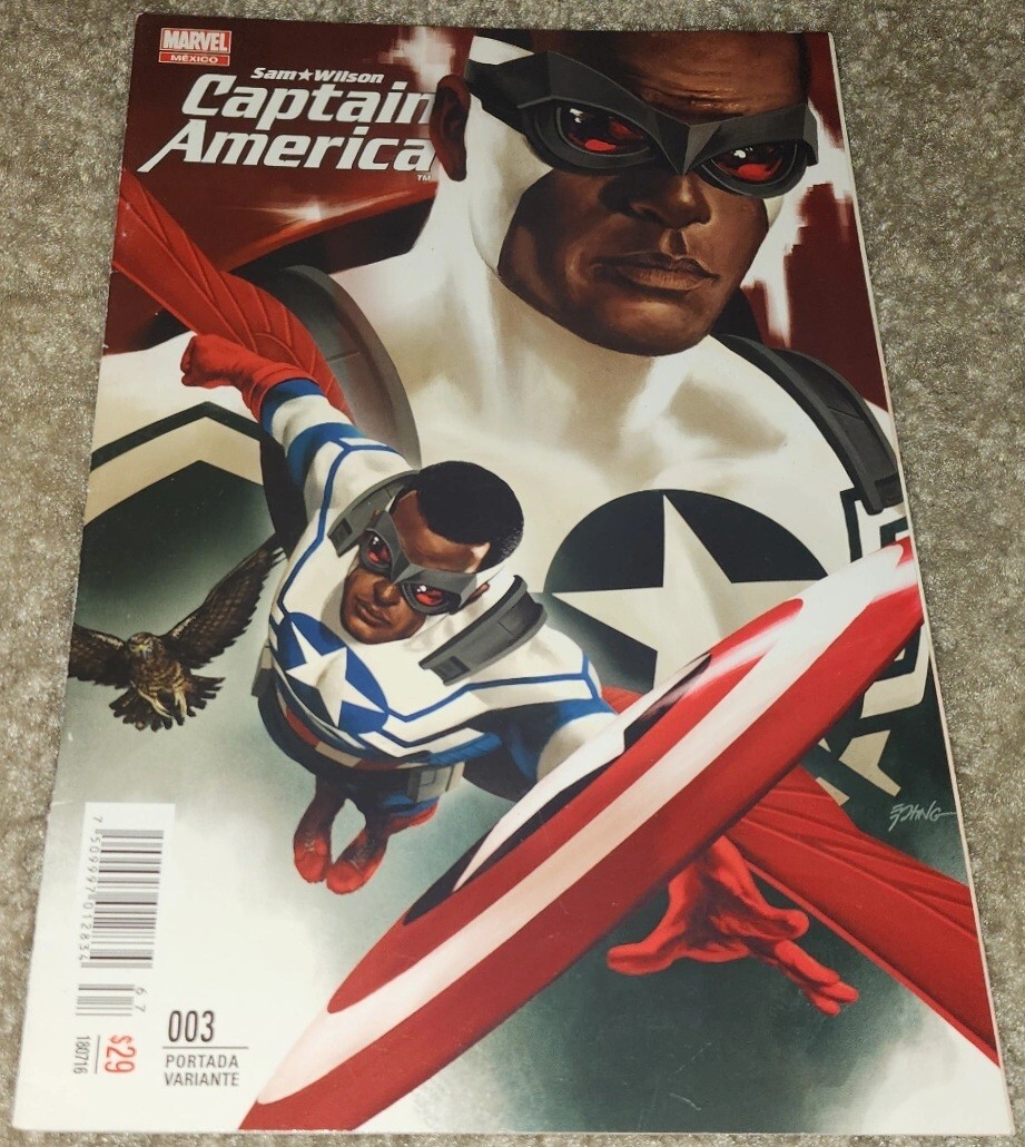 Sam Wilson Comics Captain 3 MX 1:25 Steve Epting 1st App Joaquin Torres ...