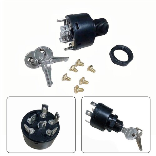 New Ignition Key Switch Push to Choke For Mercury Outboard Off-On-Start ...