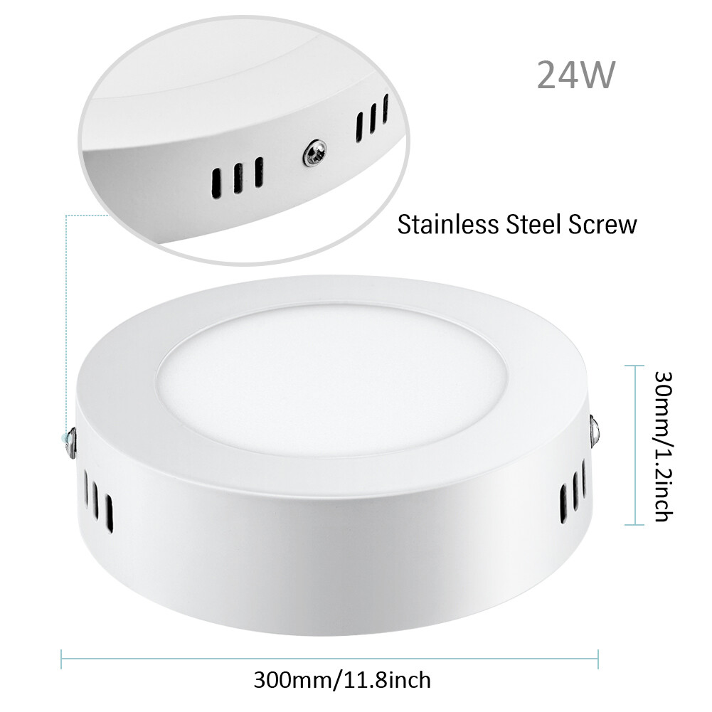 LED Panel Light 9W 12W 15W 18W 21W Epistar Recessed Ceiling Down Lights ...