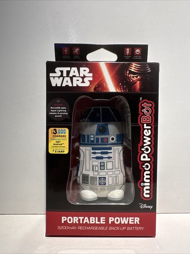 Star Wars R2-D2 AC/USB Portable Power Back Up Battery *New Sealed * | eBay