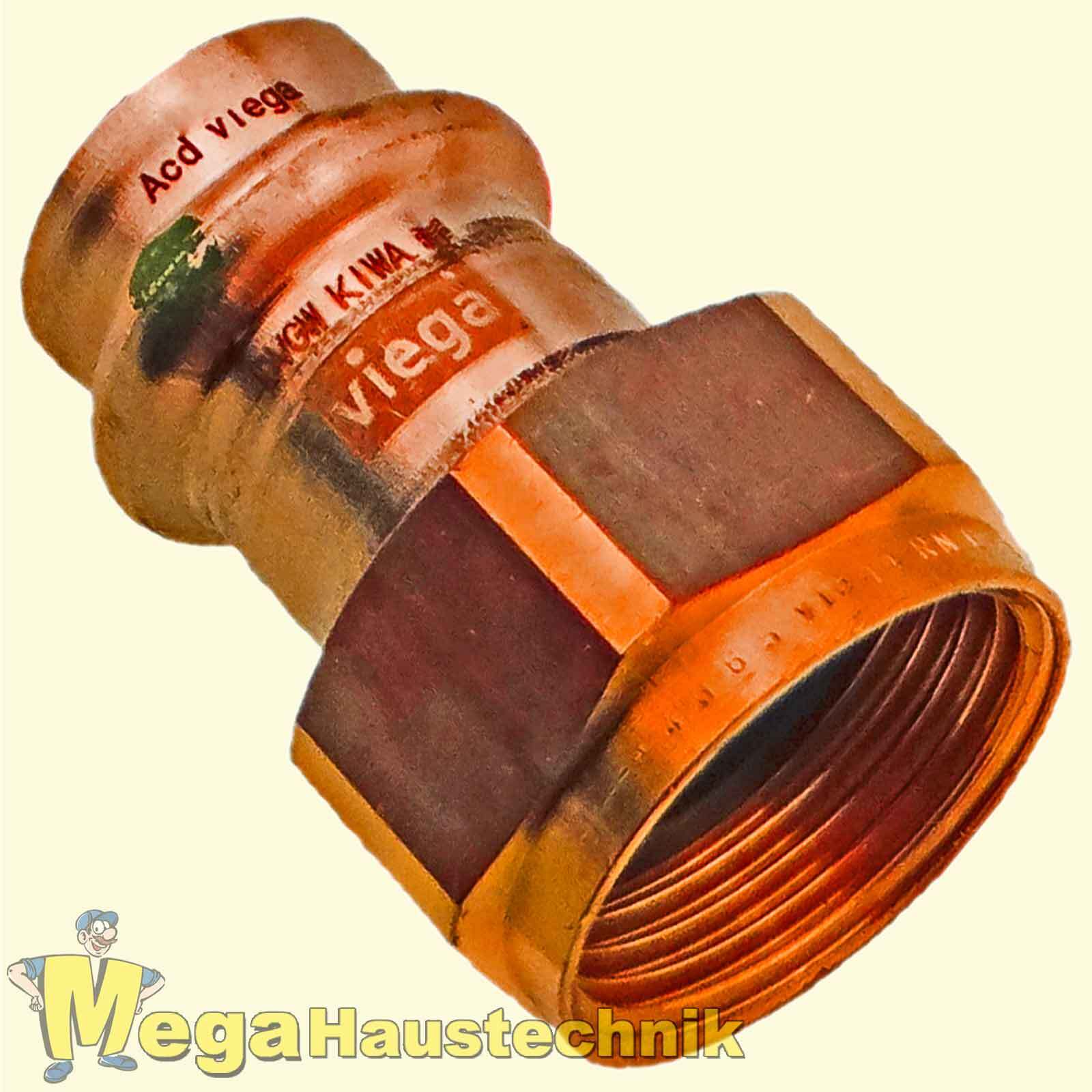 Viega Profipress Sanpress halbe Verschraubung IG Anschlussverschraubung ...