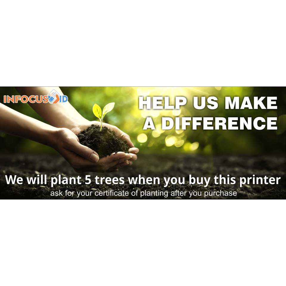 Fargo 84052 YMCKK Full Colour Ribbon con Nero Posteriore Pannelli 500 ...