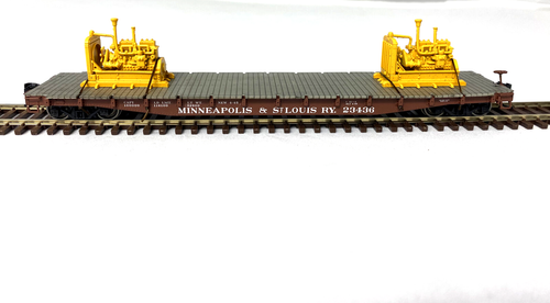 WALTHERS Proto 2000 53'6"AAR Standard 50 Ton FlatCar M&St.L.#23436 ...