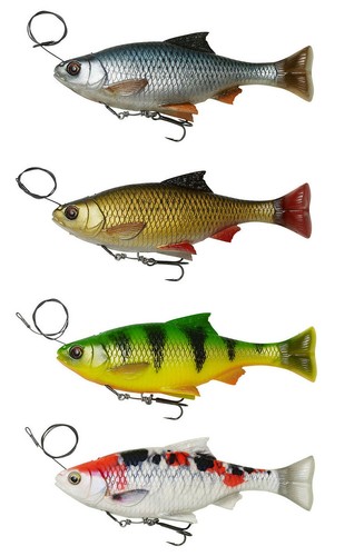 Savage gear Real 4 D Line Thru Pulse Tail Roach 18 CM 90 Gr Catfish ...