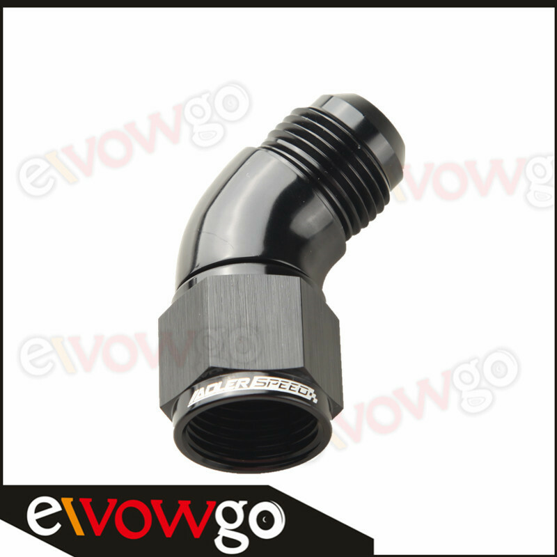 AN-10 10AN To AN10 10AN 45 Degree Female To Male Full Flow Adapter ...