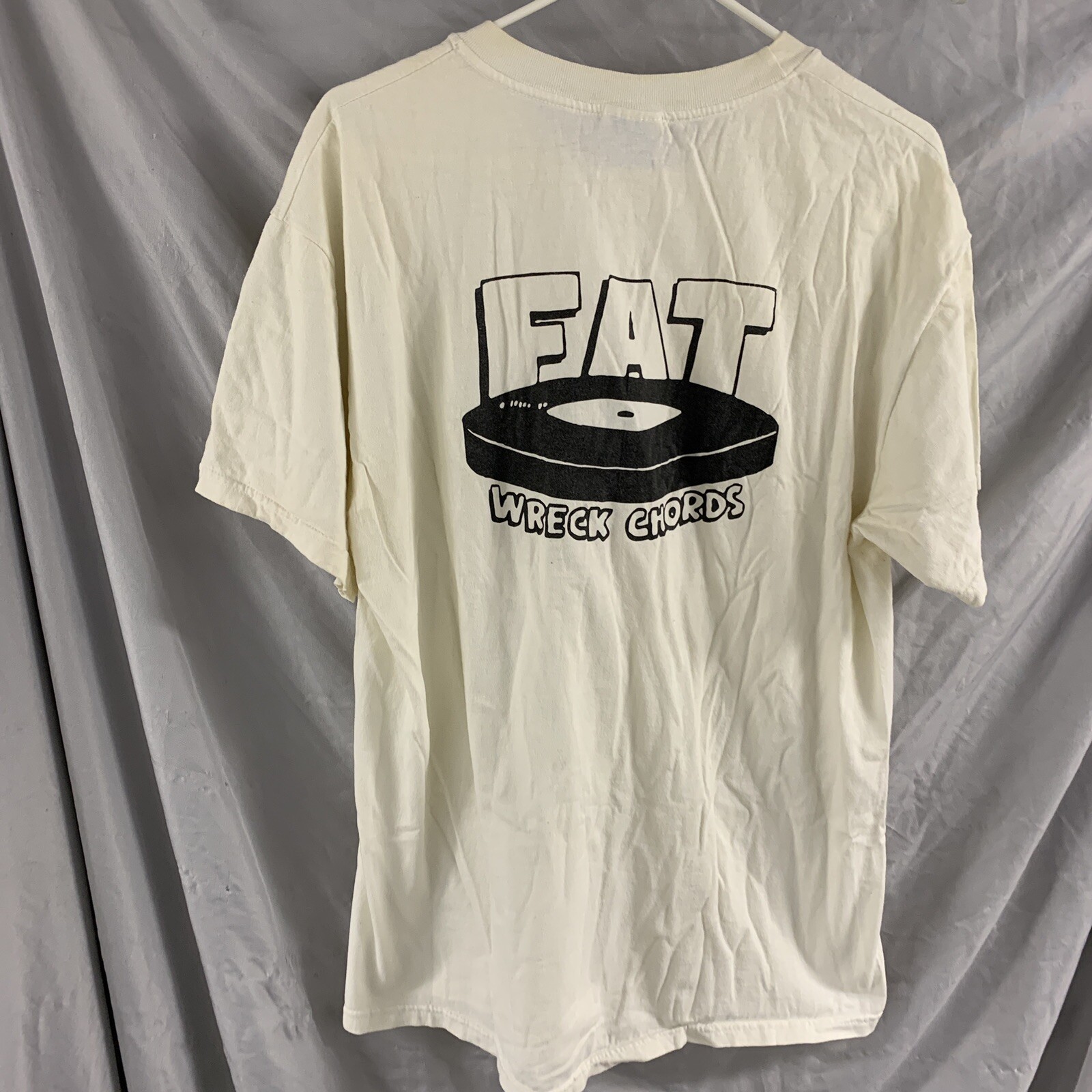 Fat Wreck Chords Shirt Adult Large White Short Sleeve… - Gem