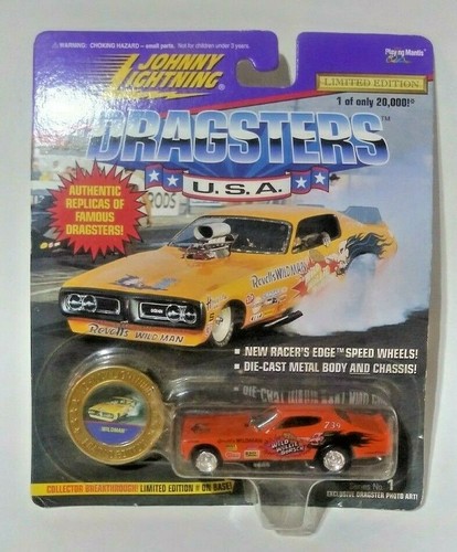 Johnny Lightning Dragsters USA Wildman limited edition NIP orange | eBay