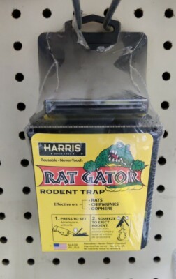 Chipmunk Gopher Easy Set Snap Trap For Rodents by Harris Never Touch ...