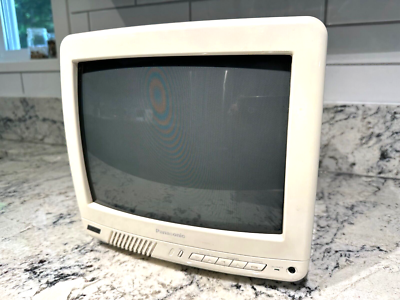 Panasonic Crt Tv Practical 1980s 1990s Panasonic TC 430G 15" Portable
