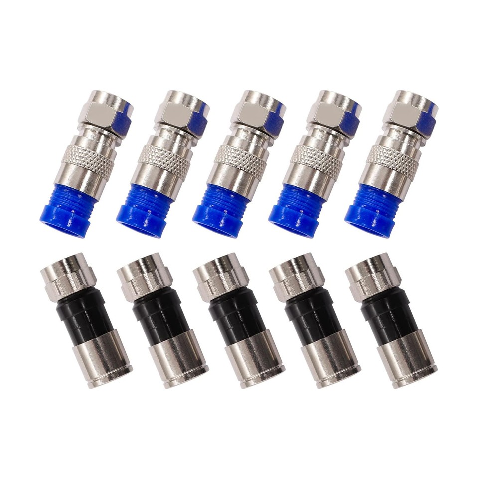 Coax Cable Crimper Kit Coaxial Compression Connectors Tool Fitting Wire ...