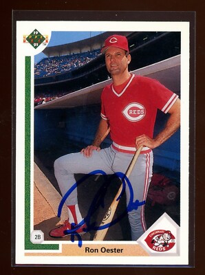 1991 Upper Deck RON OESTER Signed Card autograph auto REDS | eBay