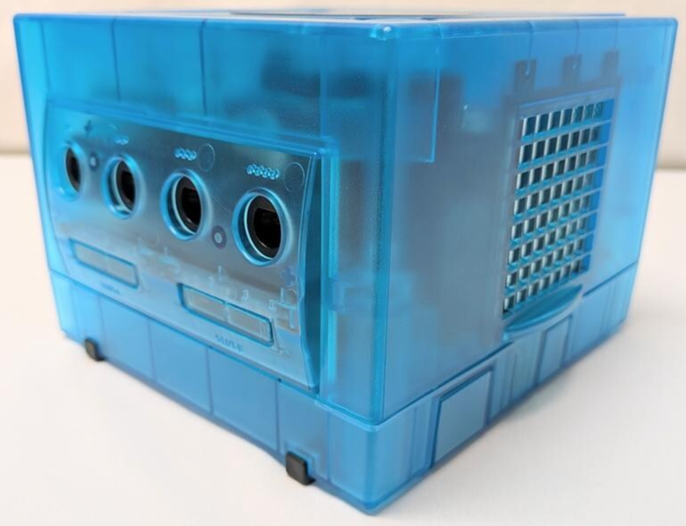Nintendo GameCube Translucent Funtastic ICE BLUE Gaming Console System ...