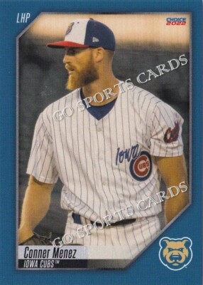 2022 Iowa Cubs Conner Menez RC Rookie Chicago Cubs | eBay