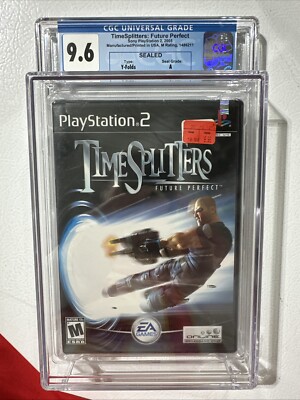 TimeSplitters: Future Perfect PS2 CGC Graded 9.6A - Target Stickers ...