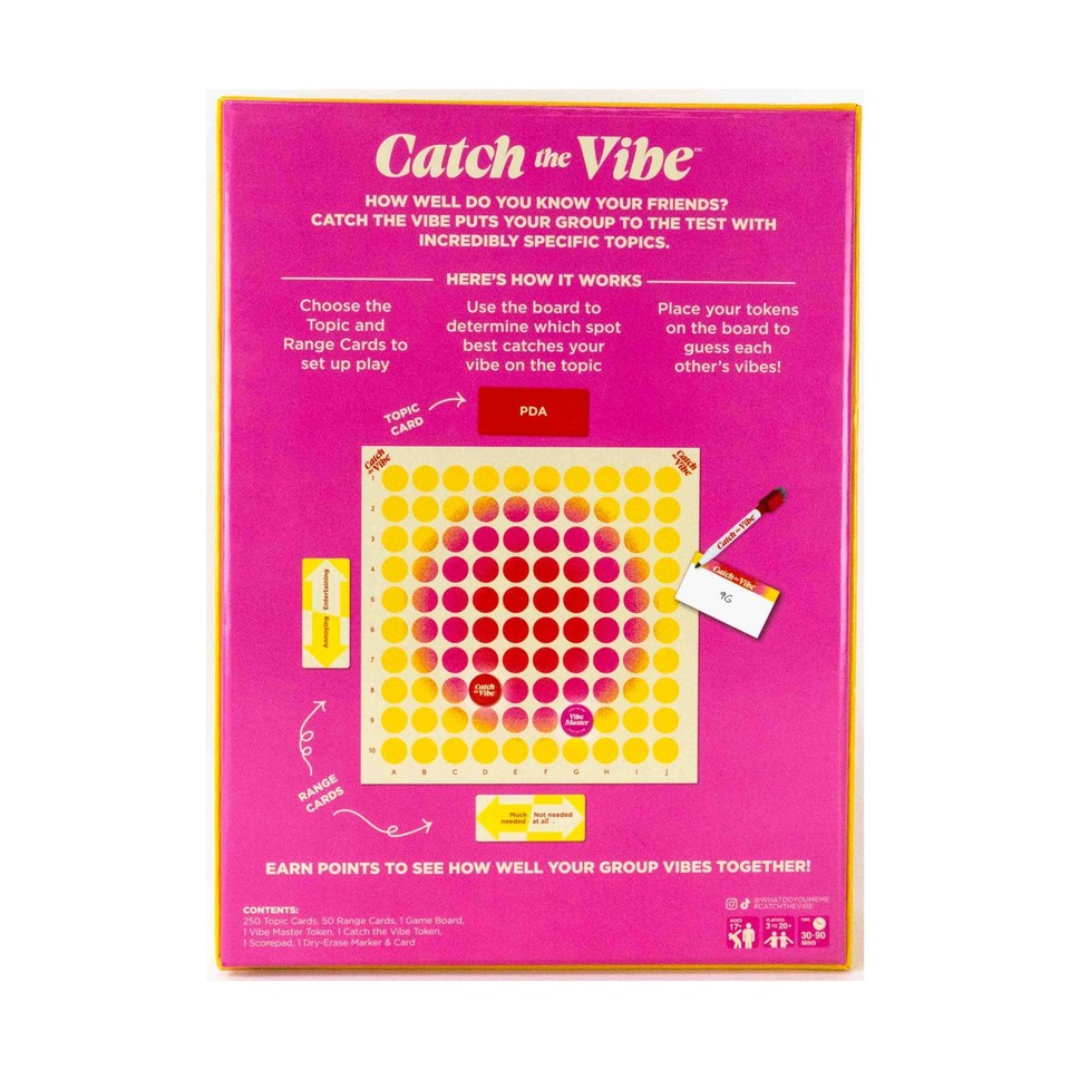 Relatable Games Card Game Catch the Vibe Box EX/NM 810816034485| eBay