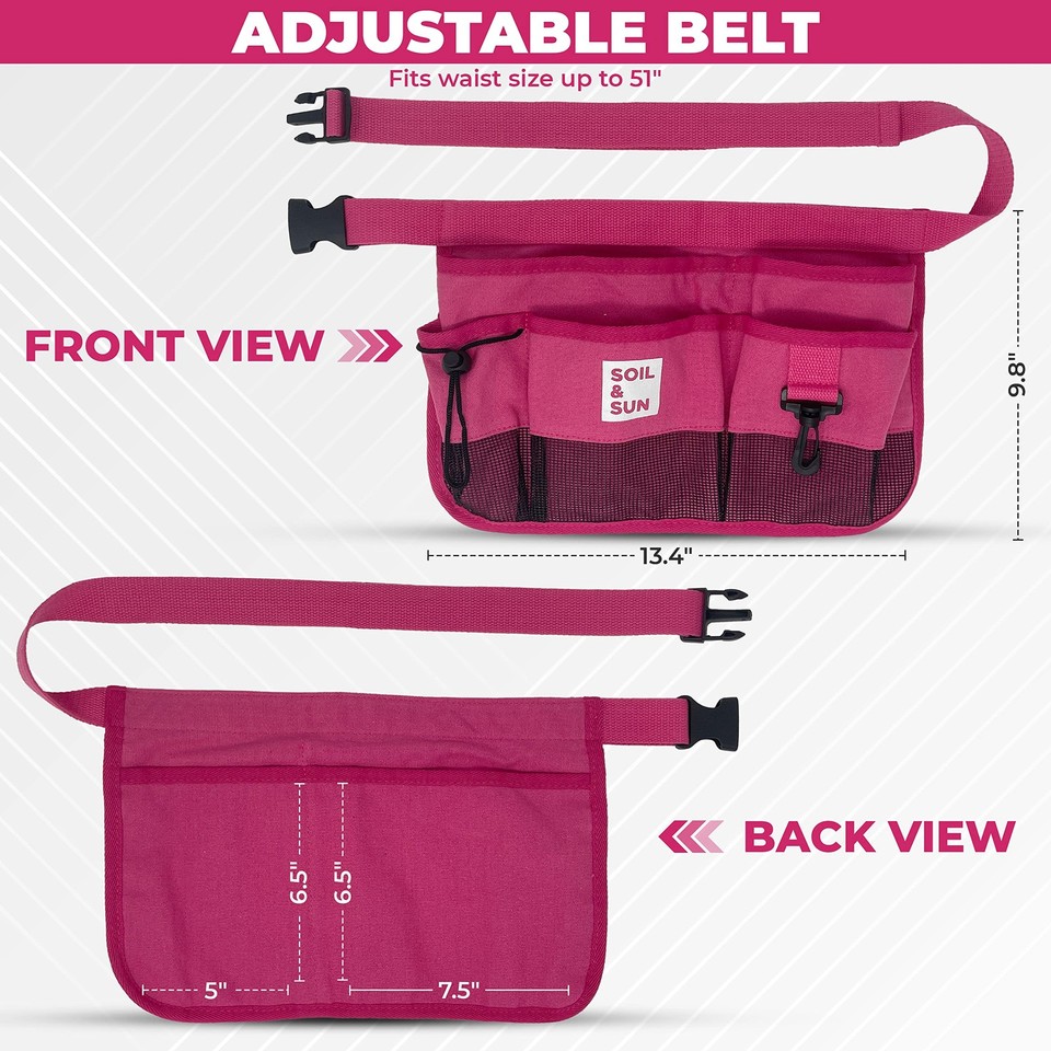 Garden Tool Belt for Women, Tool Apron, Utility Belt Women, Teacher ...