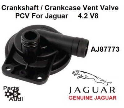 GENUINE JAG Crankshaft / Crankcase Vent Valve PCV For 2003-2009 Jaguar ...