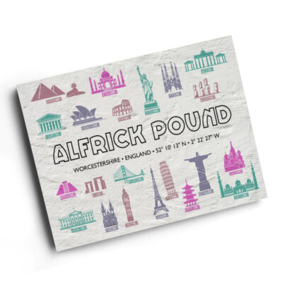 A3 PRINT - Alfrick Pound, Worcestershire, England - World Landmarks ...