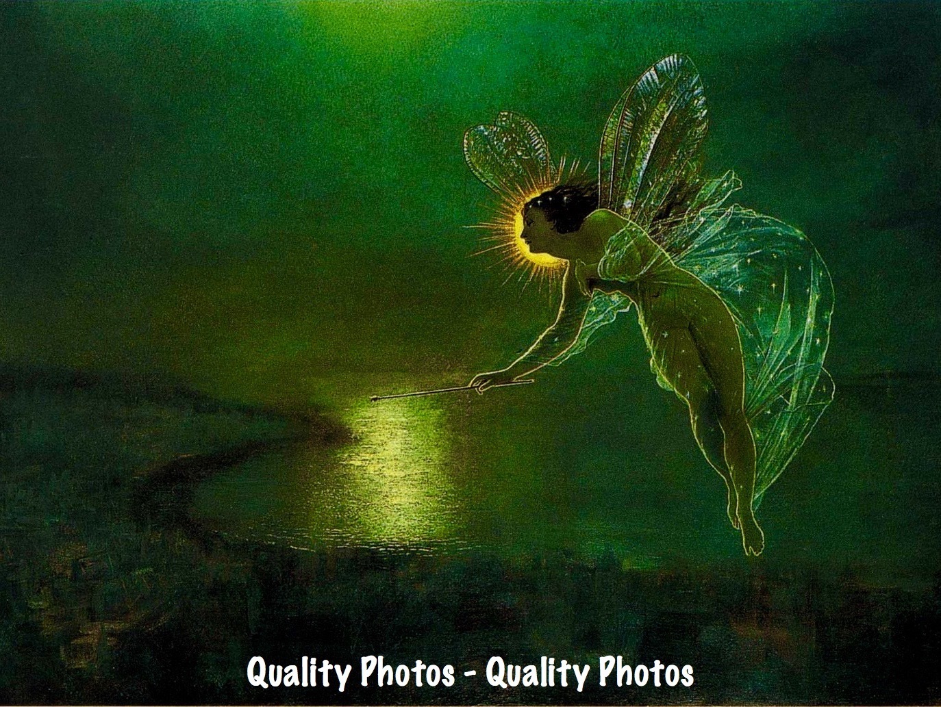 Spirit of Night Fairy 8.5x11" Photo Print Grimshaw Nighttime Fantasy ...