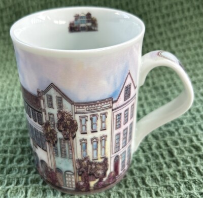 Charleston Rainbow Row Coffee Mug Tea Cup by Patsy Gullett Inhesion ...
