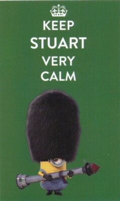 MINIONS THE MOVIE DOG TAG SINGLE STICKER CARD #24 FROM 2015 | eBay