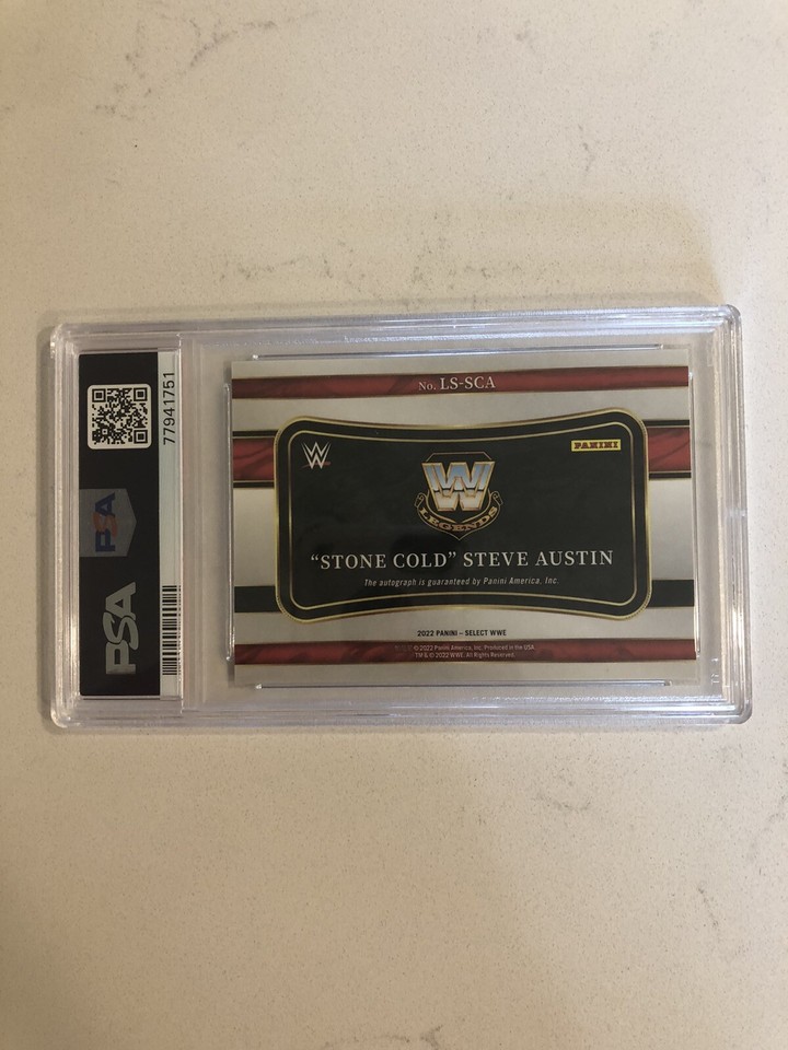 2022 Select WWE Legendary Signatures Stone Cold Steve Austin PSA 10 | eBay