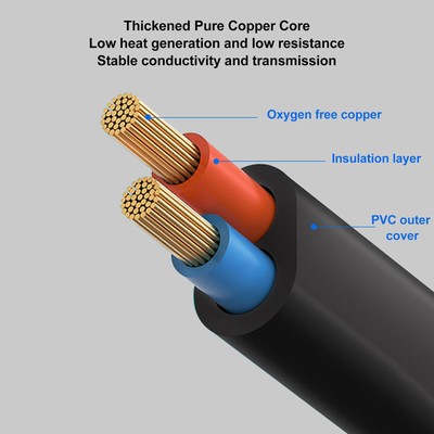 IEC320 C14 to C7 Cord Male to Female Power Adapter Cable for LCD ...