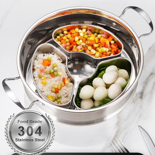 Divided Plate Steaming Plate Fan Shaped Food Steamer Steamer Rack ...