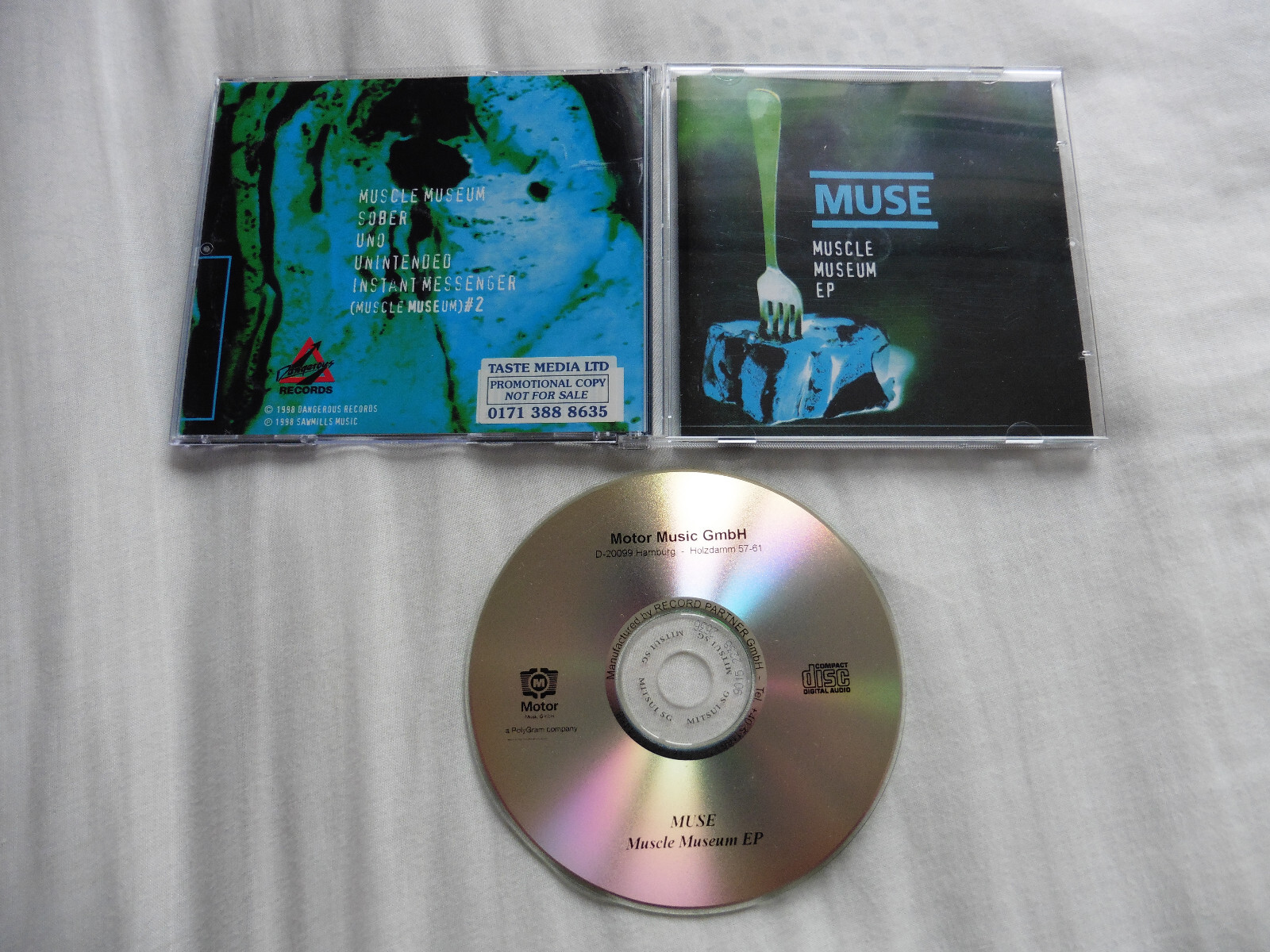 MUSE MUSCLE MUSEUM EP GERMAN PROMO CD-R 1ST PRINT EXCELLENT CONDITION ...