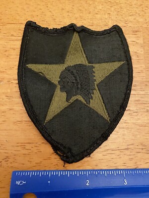 US Army 2nd Infantry Division Subdued Patch Chief Shield Star INV9372 | eBay