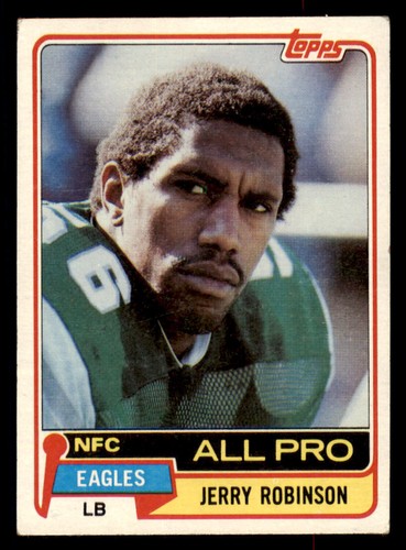 1981 Topps Jerry Robinson # 50 Philadelphia Eagles | eBay